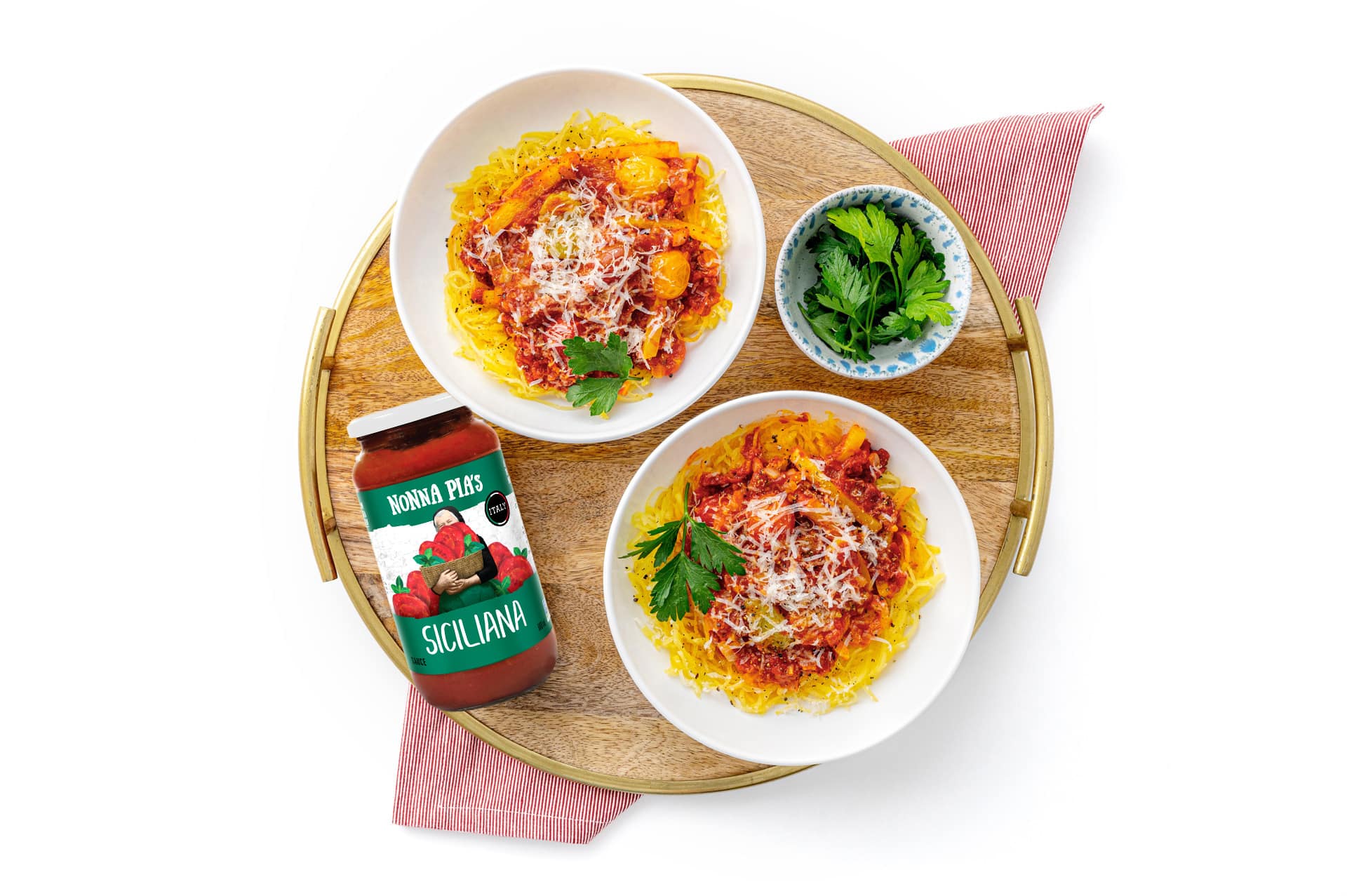 Spaghetti Squash Pasta - Nonna Pia's